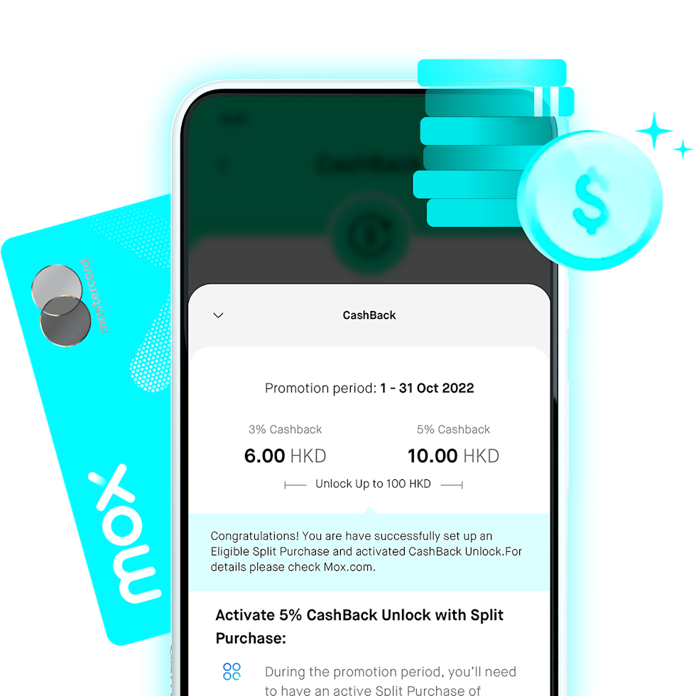 Earn real cash back with Mox Card | Smart spending | Mox