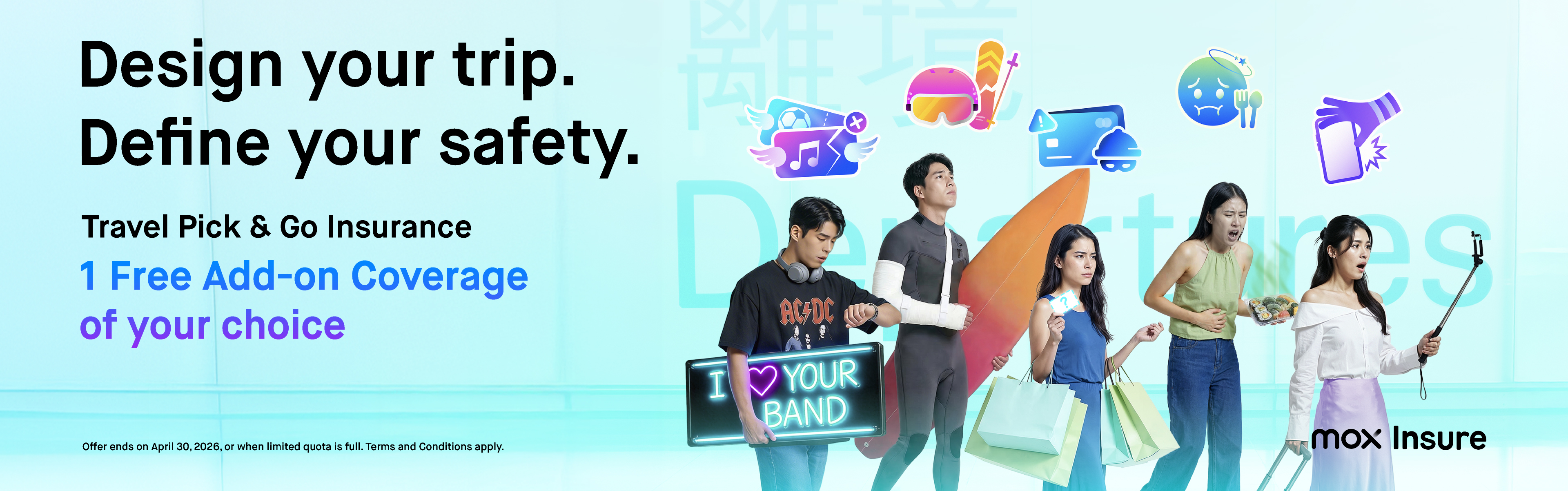 Mox Easter Travel Insurance Eggstra Care+ Campaign