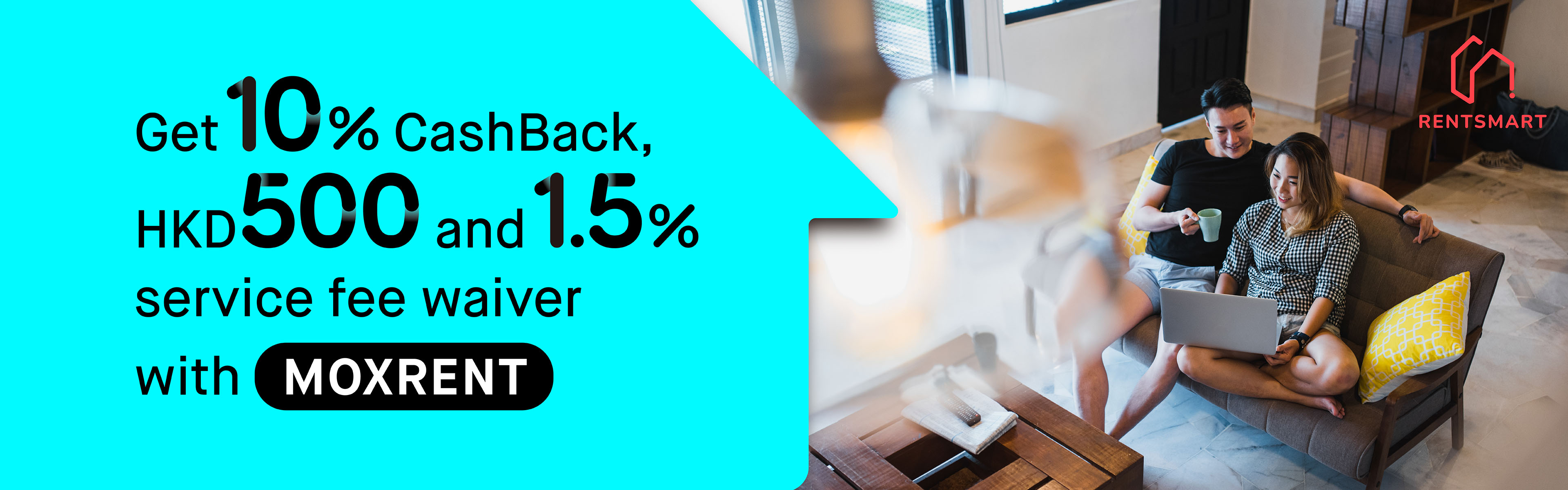 Earn 10% CashBack on rent payments via RentSmart plus HKD500 deposit ...