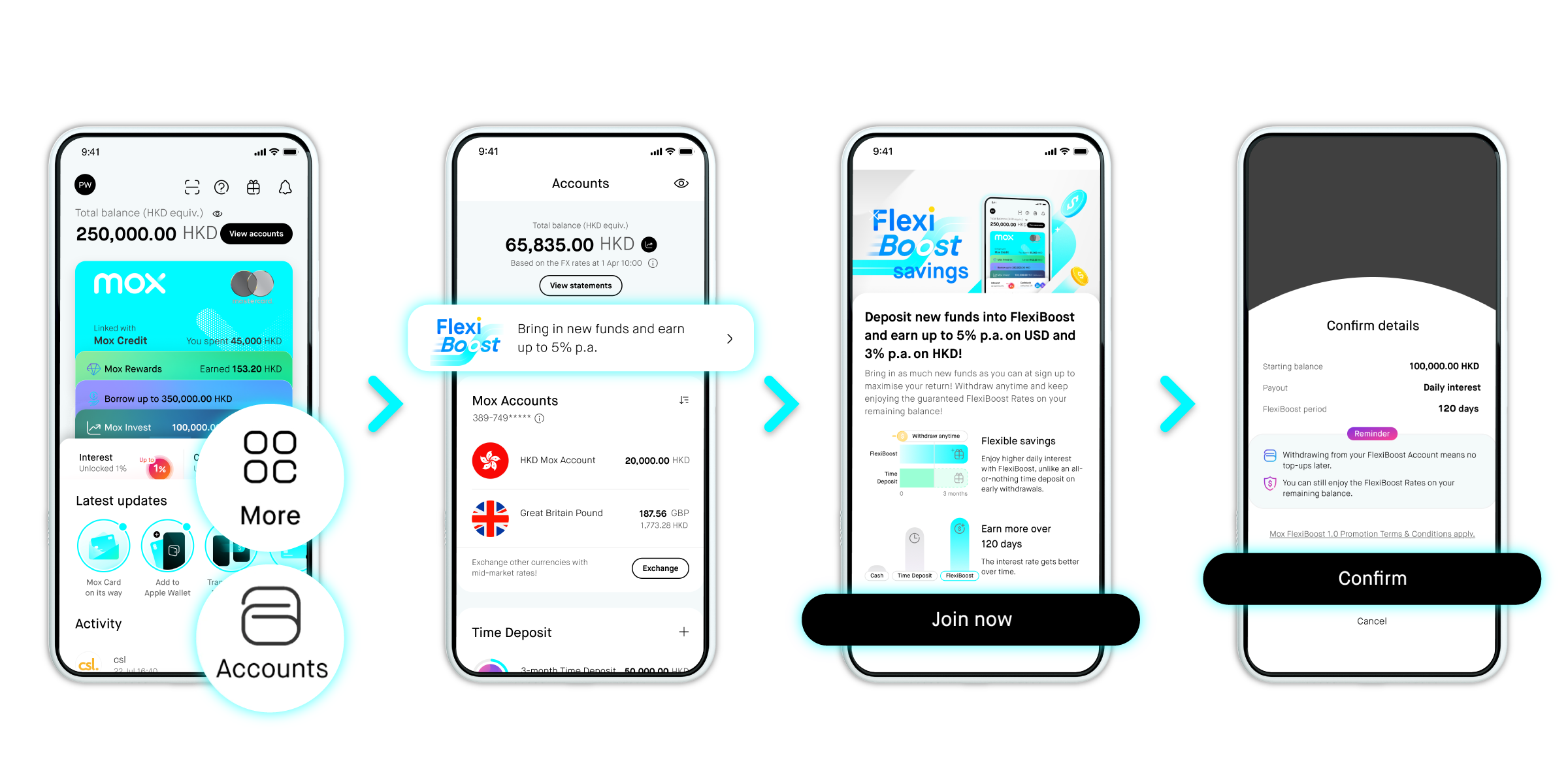 Mox | Flex up to 5% p.a. with FlexiBoost savings