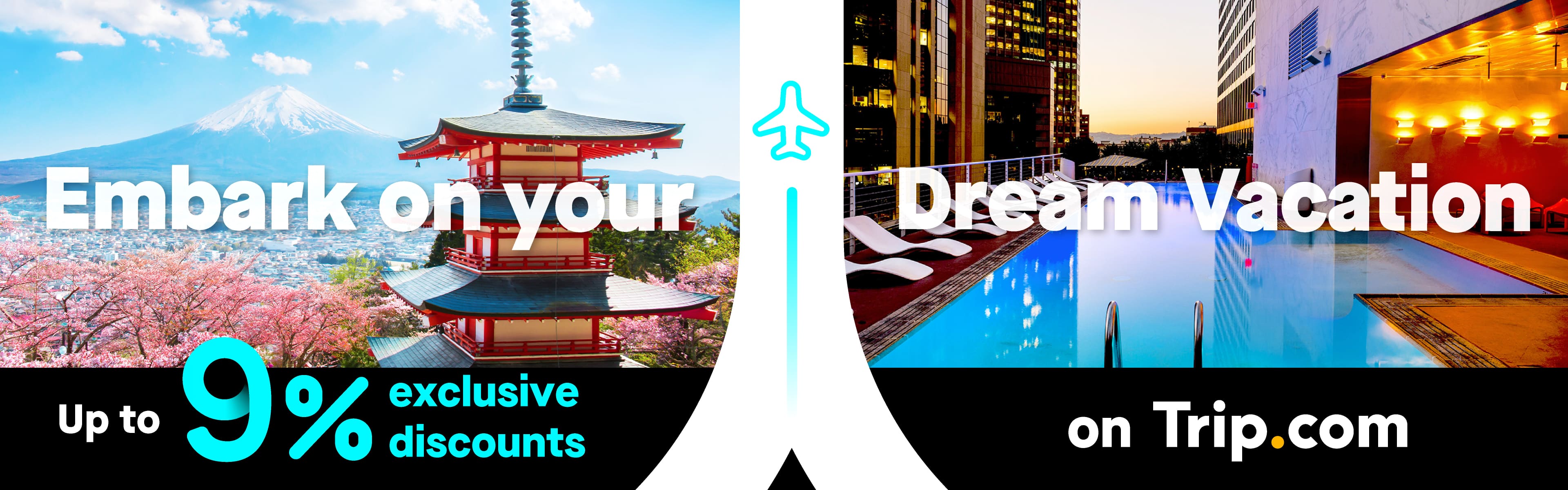 Up to 9% exclusive hotel and flight discounts on Trip.com -- Embark on your dream vacation now ...