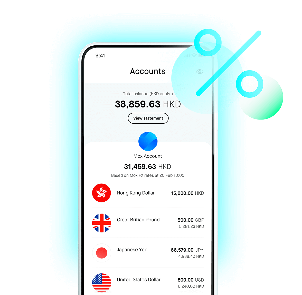 Enjoy daily interest rate on your account | Smart saving | Mox