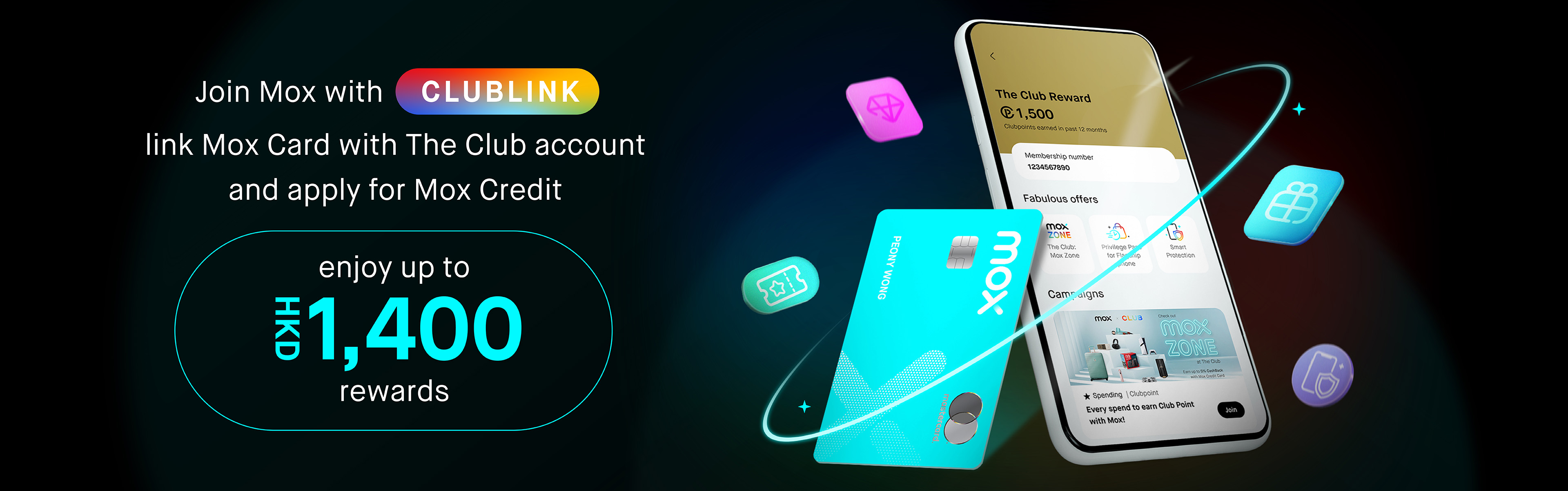 Open a Mox Account with "CLUBLINK" and enjoy fantastic rewards: worth ...