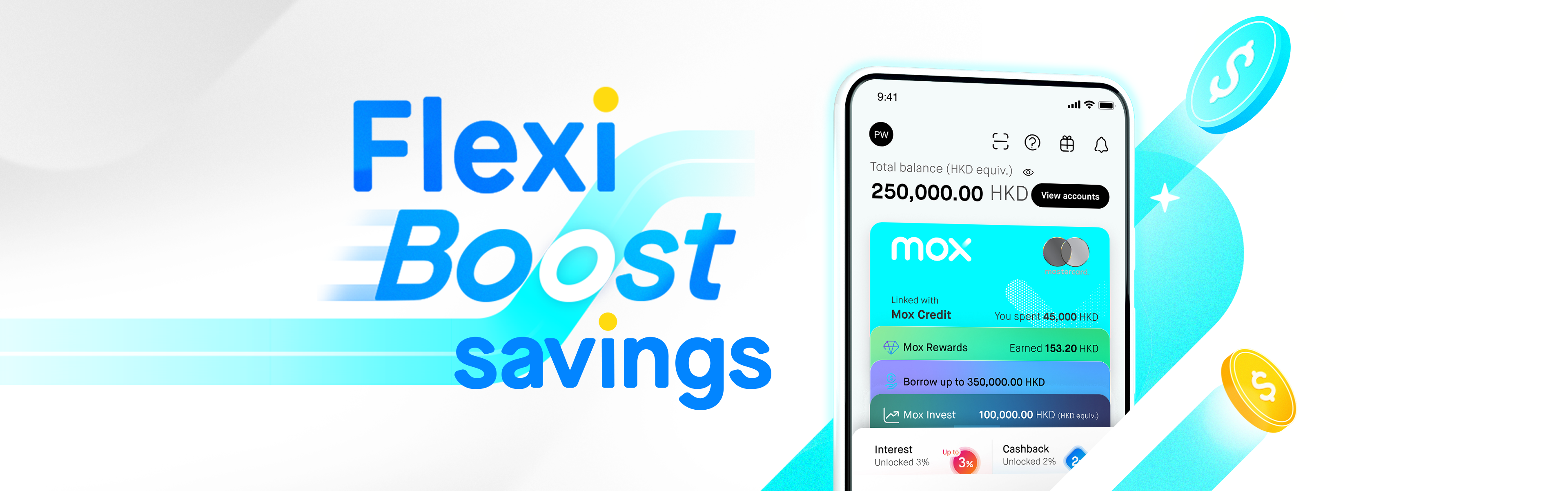 Mox | Flex up to 5% p.a. with FlexiBoost savings