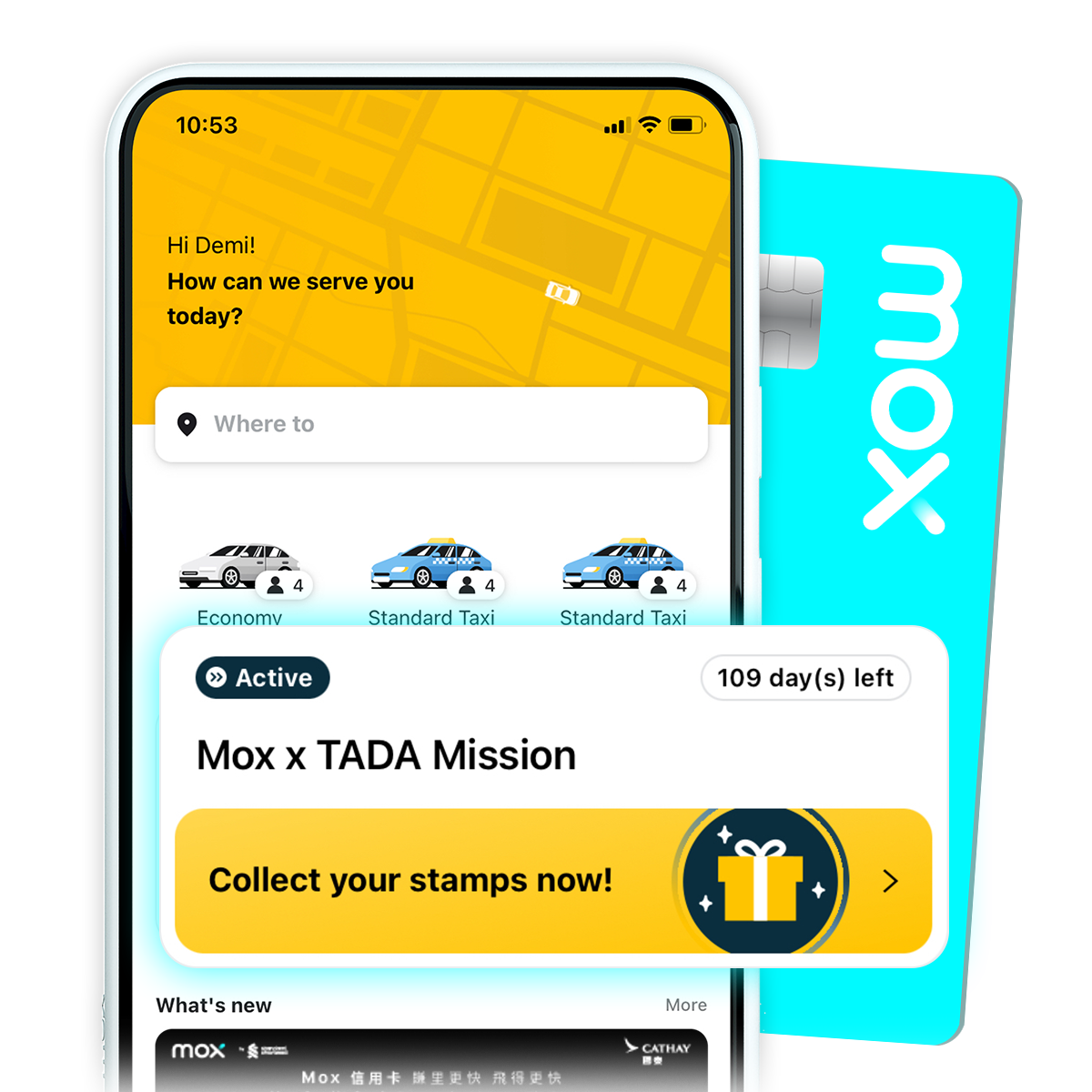TADA’s here! Up to HKD380 exclusive taxi ride discounts for you | Mox