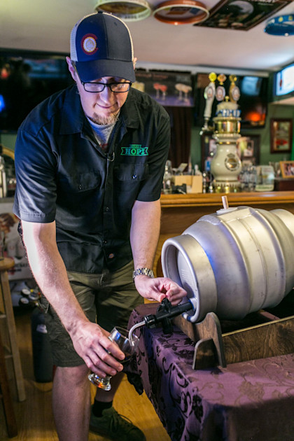 Using a Stillage When Serving Cask Ale | Craft Beer & Brewing