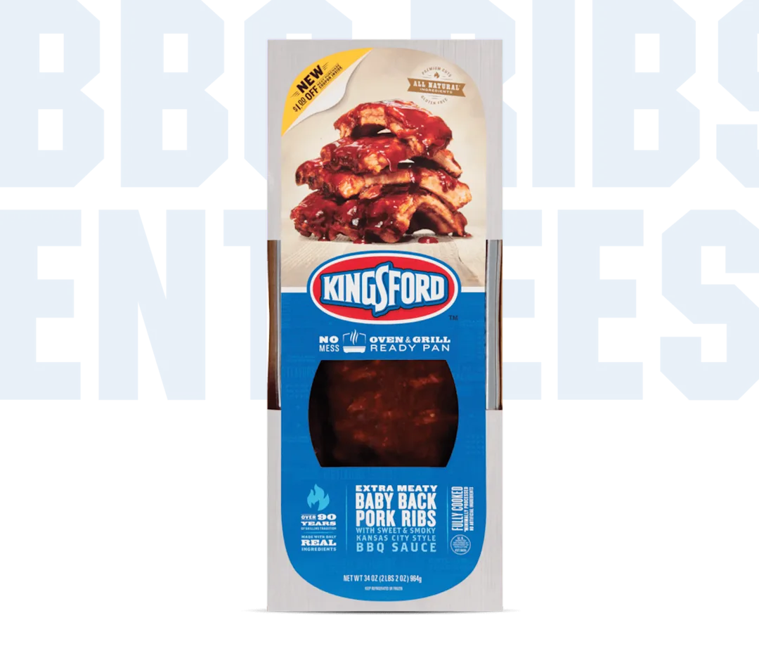 Kingsford™ BBQ Ribs & Entrées | Kingsford™