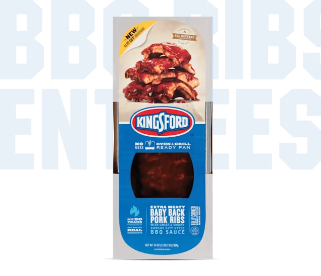 Kingsford™ BBQ Ribs & Entrées | Kingsford™