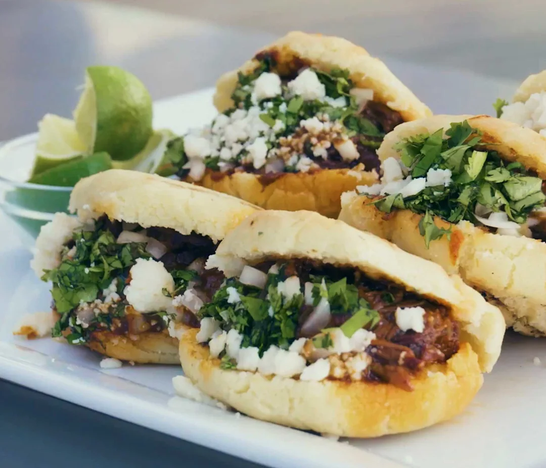 Boneless Short Rib Barbacoa Stuffed Arepas | Kingsford™