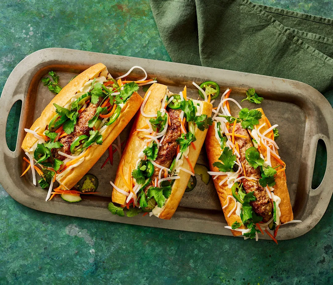 Grilled Pork Banh Mi Burger Recipe | Kingsford™