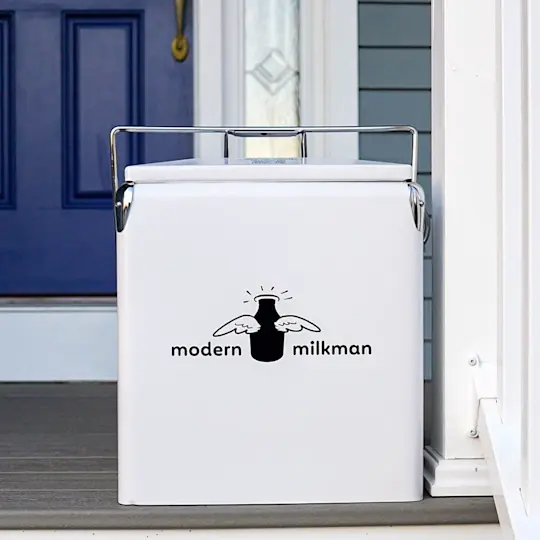 The Modern Milkman: Convenience with a conscience.
