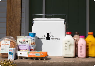The Modern Milkman: Convenience with a conscience.