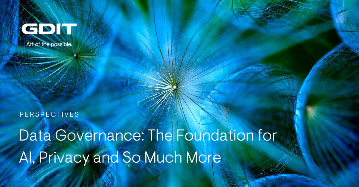 Data Governance: The Foundation for AI, Privacy and So Much More | GDIT