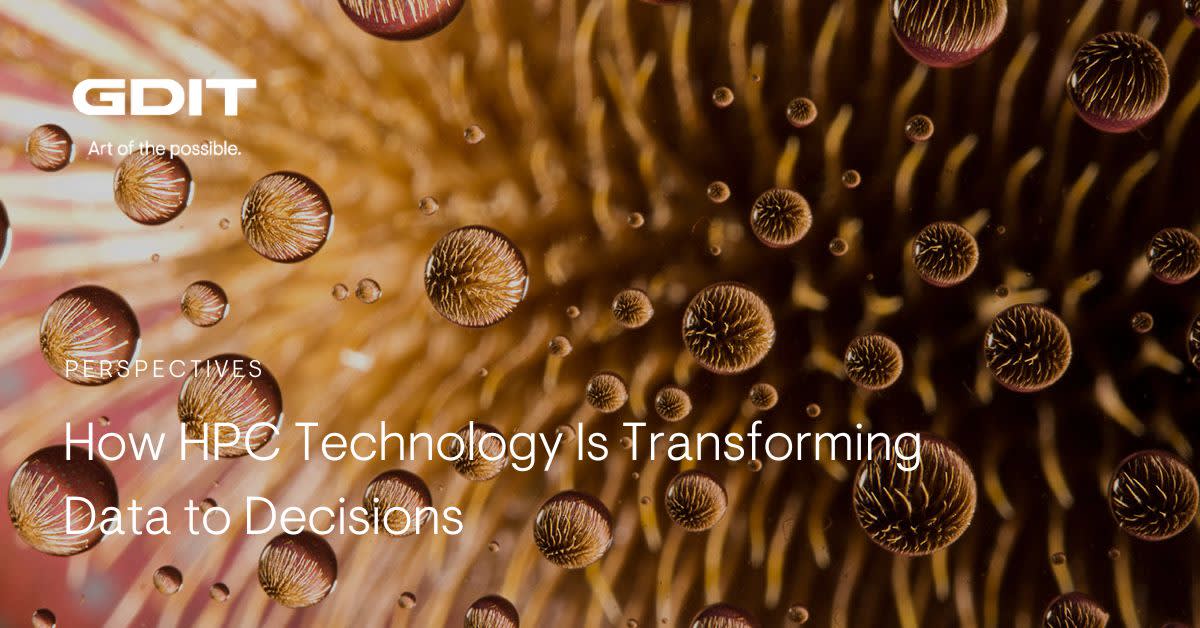 How HPC Technology Is Transforming Data to Decisions | GDIT