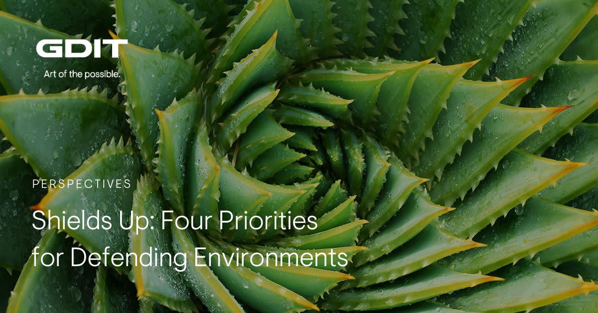 Shields Up: 4 Priorities for Defending Environments | GDIT