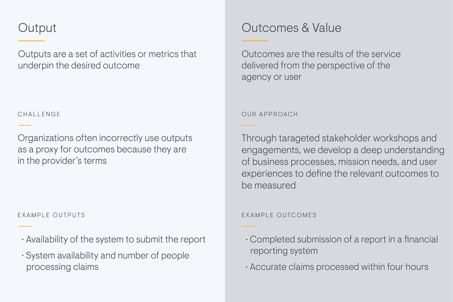 Move to Outcomes Oriented Performance Metrics With a Managed Service ...