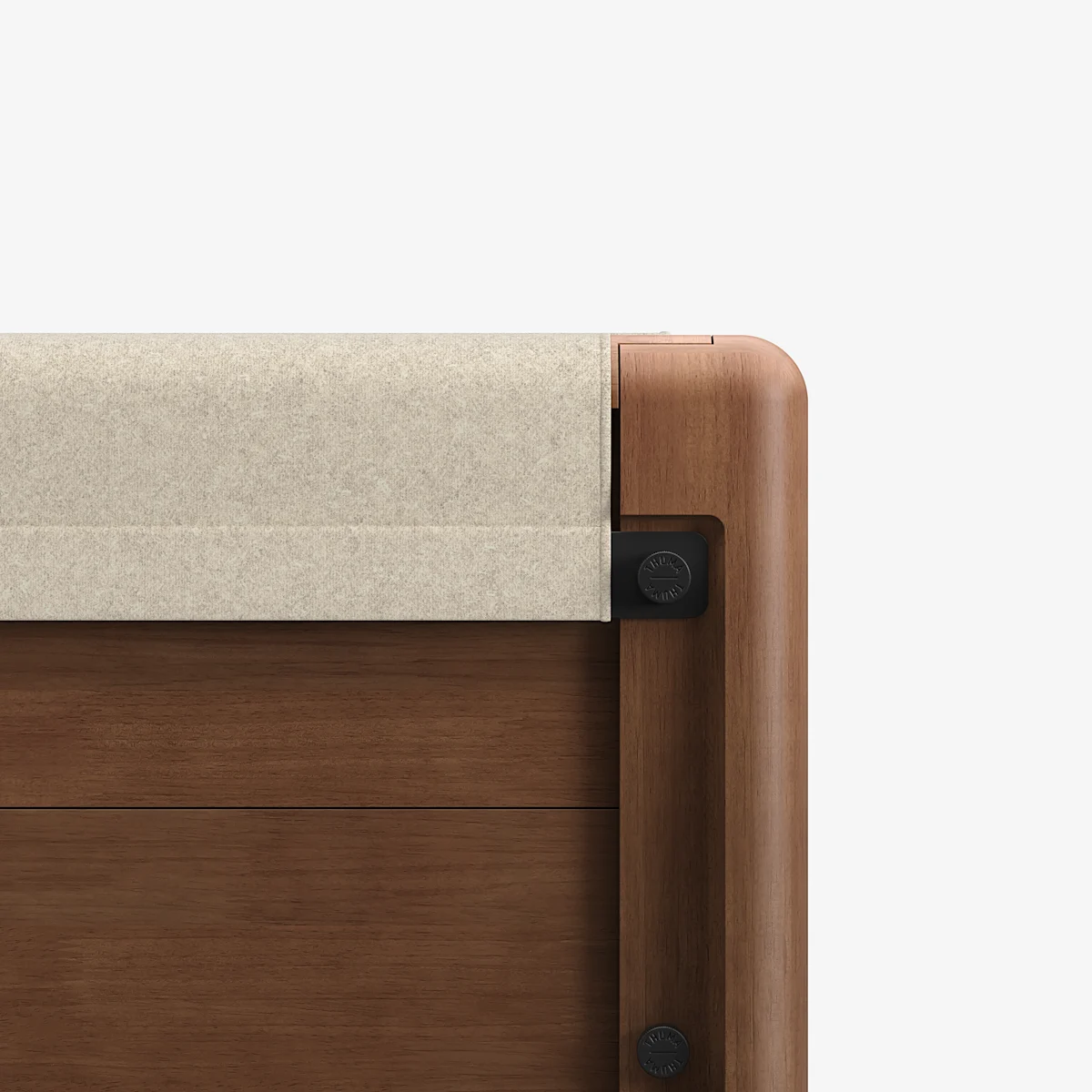 Walnut King Classic Headboard Classic Headboard with Cushion - Upgrades ...