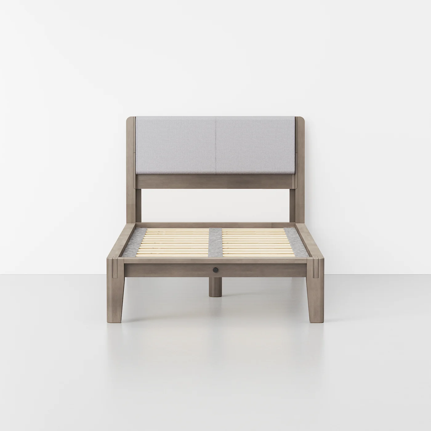 Grey Twin Classic Headboard Classic Headboard with Cushion - Upgrades ...