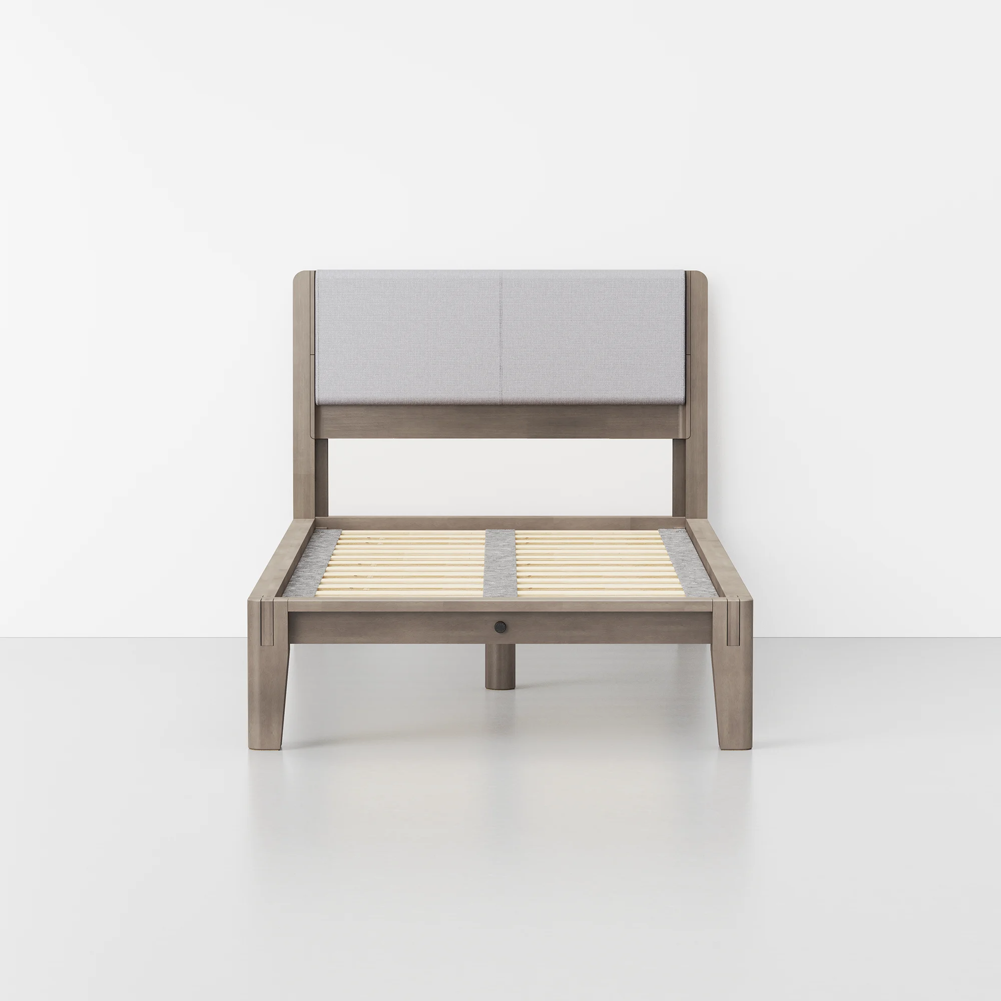 Grey Twin Classic Headboard Classic Headboard with Cushion - Upgrades ...