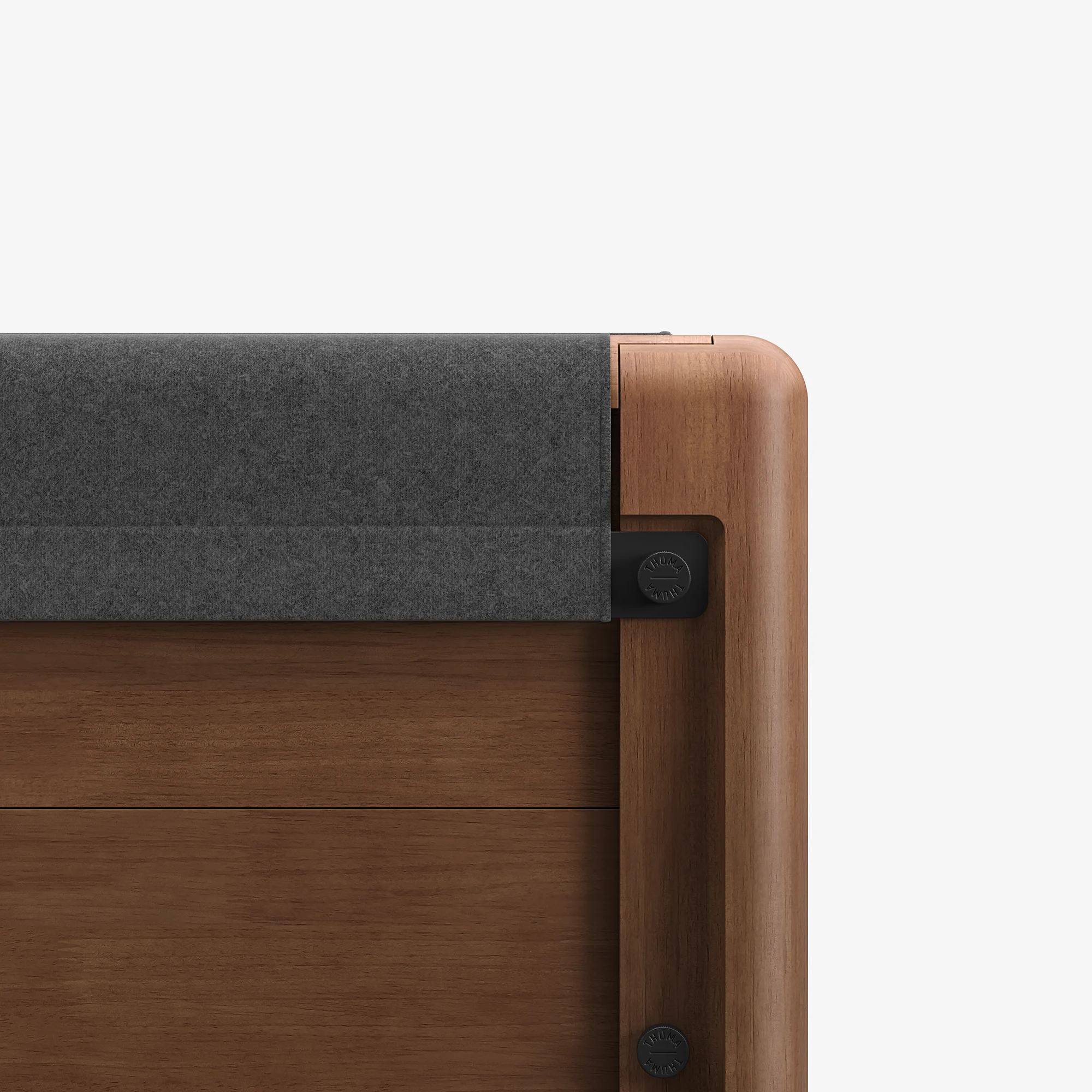 Walnut Queen Classic Headboard Classic Headboard with Cushion ...