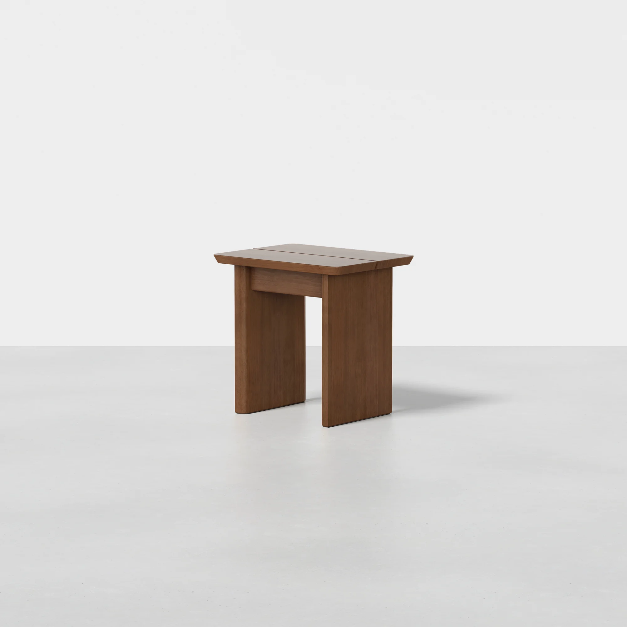 Wood Pillar Stool