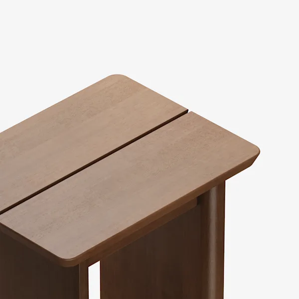 Wood Pillar Stool