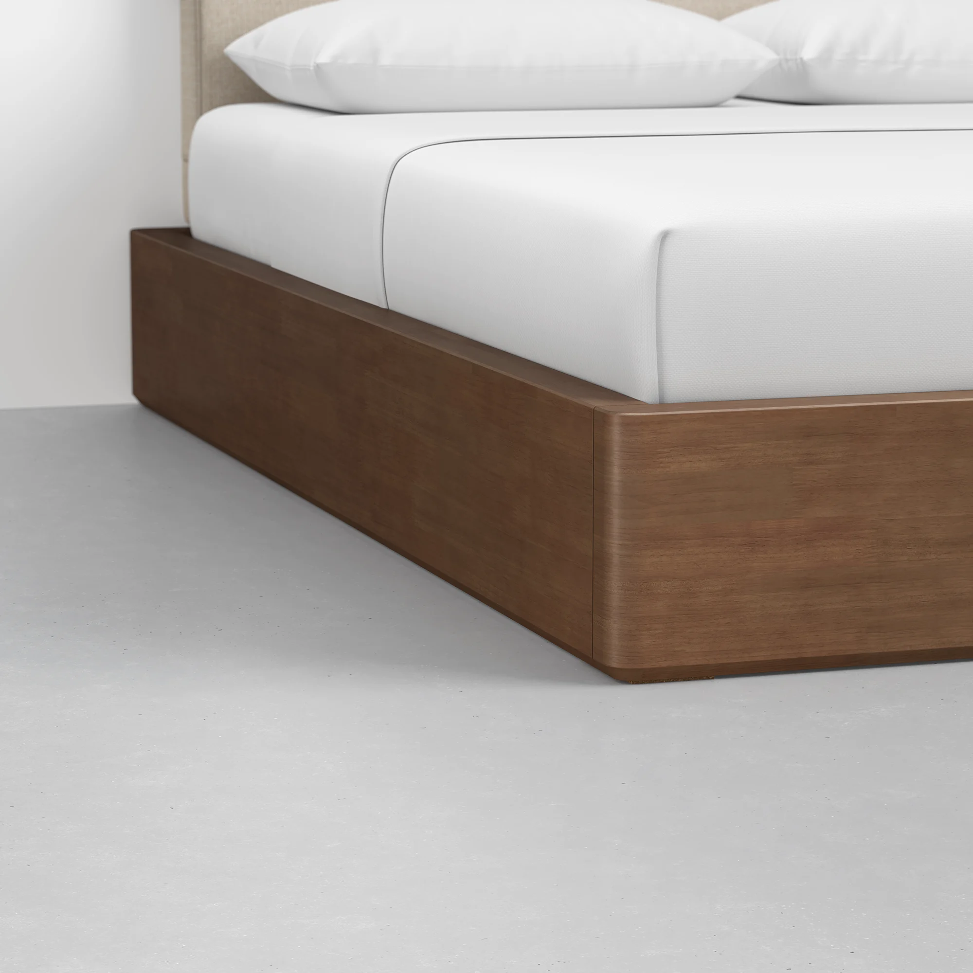 The Essential Bed - Minimalist Wood Platform Bed
