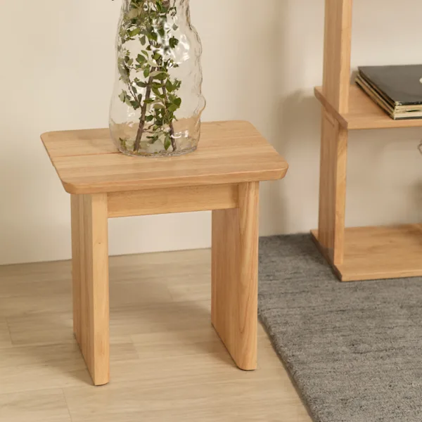 Wood Pillar Stool