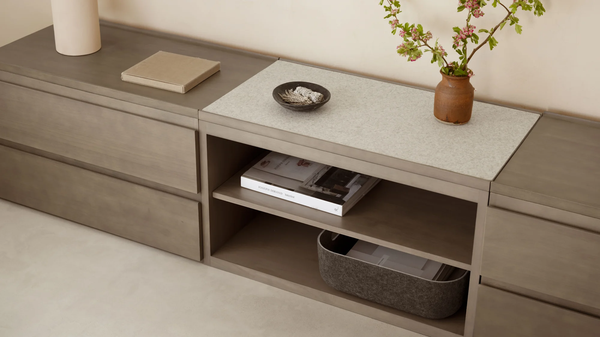 Felt Table Top for Bedside Table