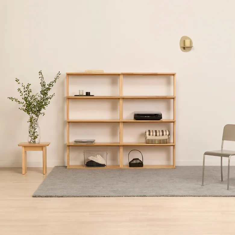 Wood Pillar Stool