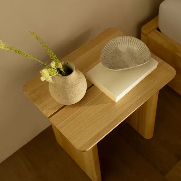 Wood Pillar Stool