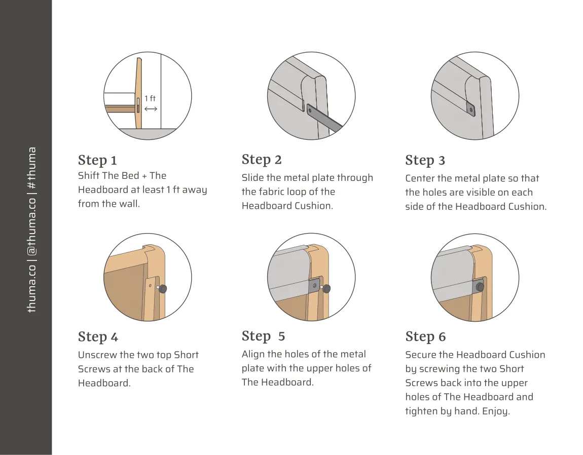 Thuma Headboard Assembly Instructions | Thuma