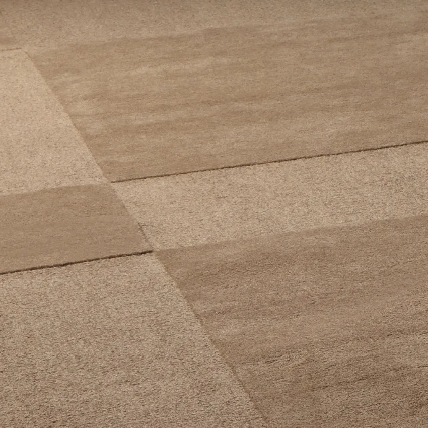 Paneled Wool Modern Rug | Thuma