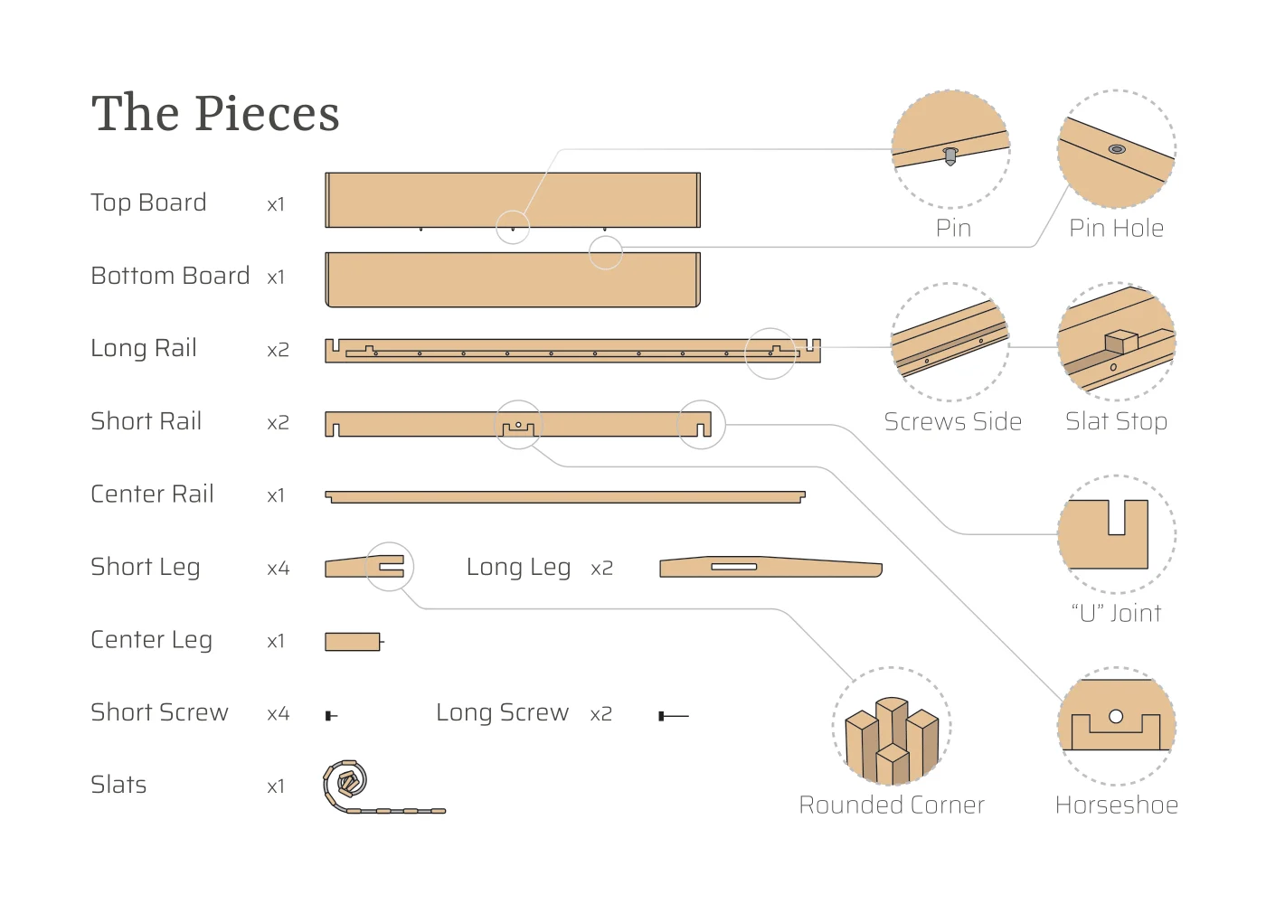 Headboard & Bed Assembly | Thuma