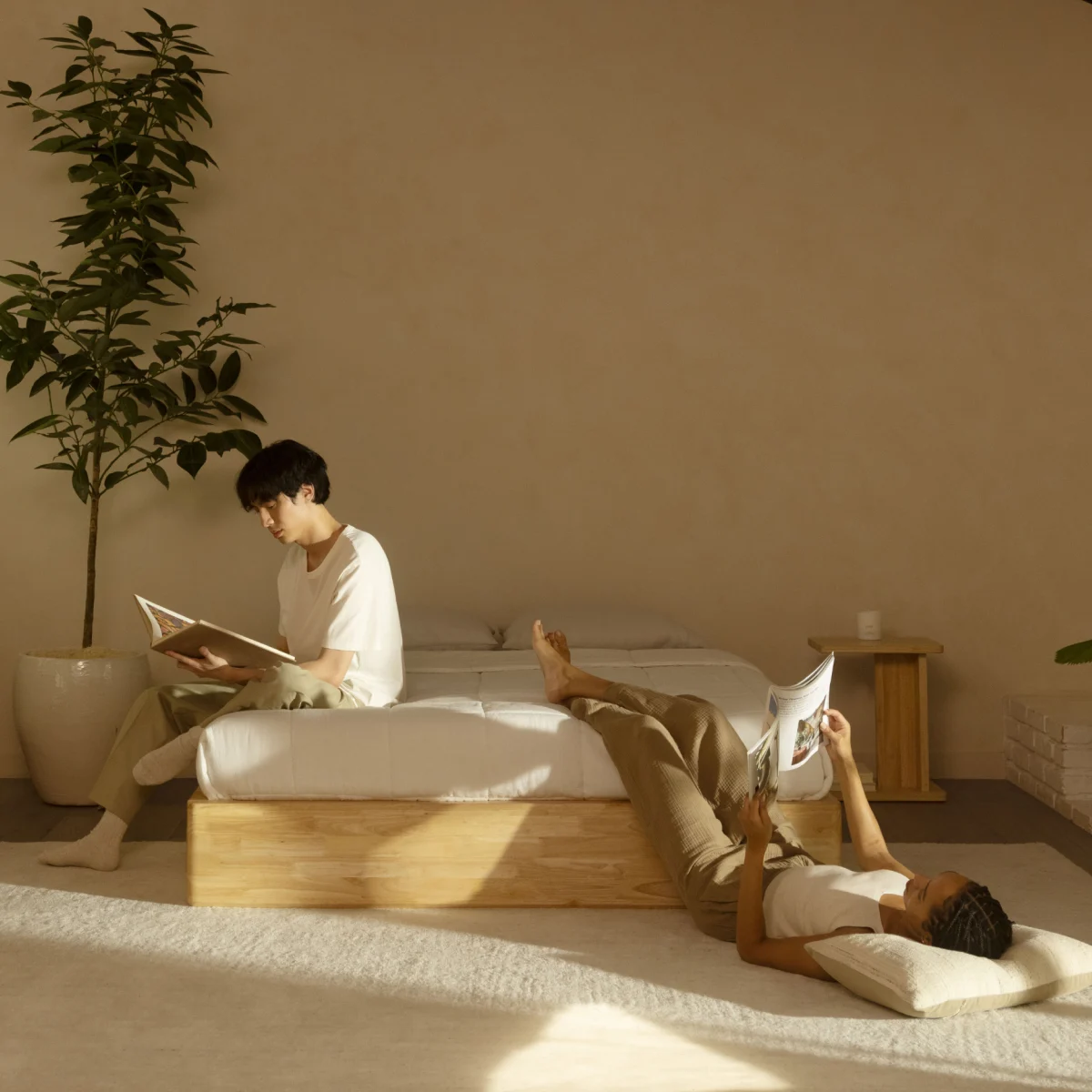 The Essential Bed - Wood Japanese Joinery Bed Frame | Thuma