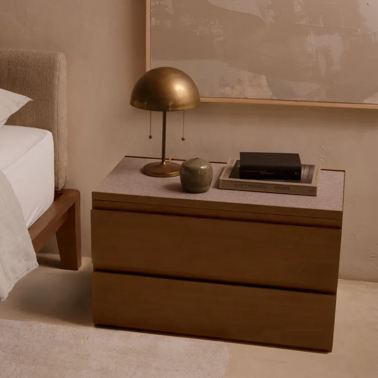 GREENGUARD Gold Certified Nightstand with Two Drawers | Thuma