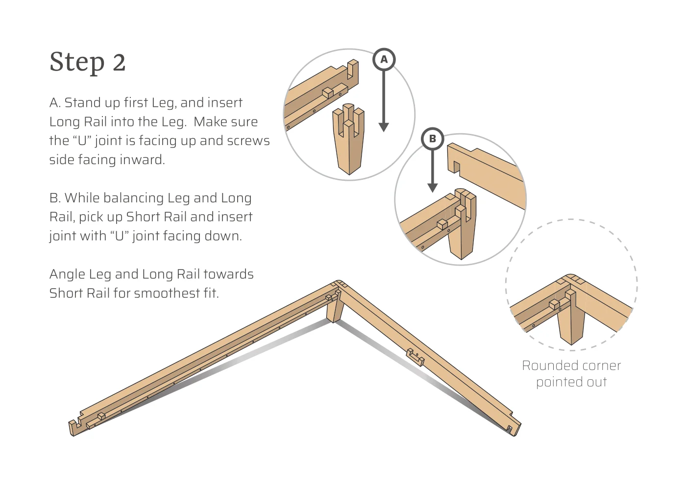 Thuma Classic Bed & Pillowboard Headboard Assembly | Thuma