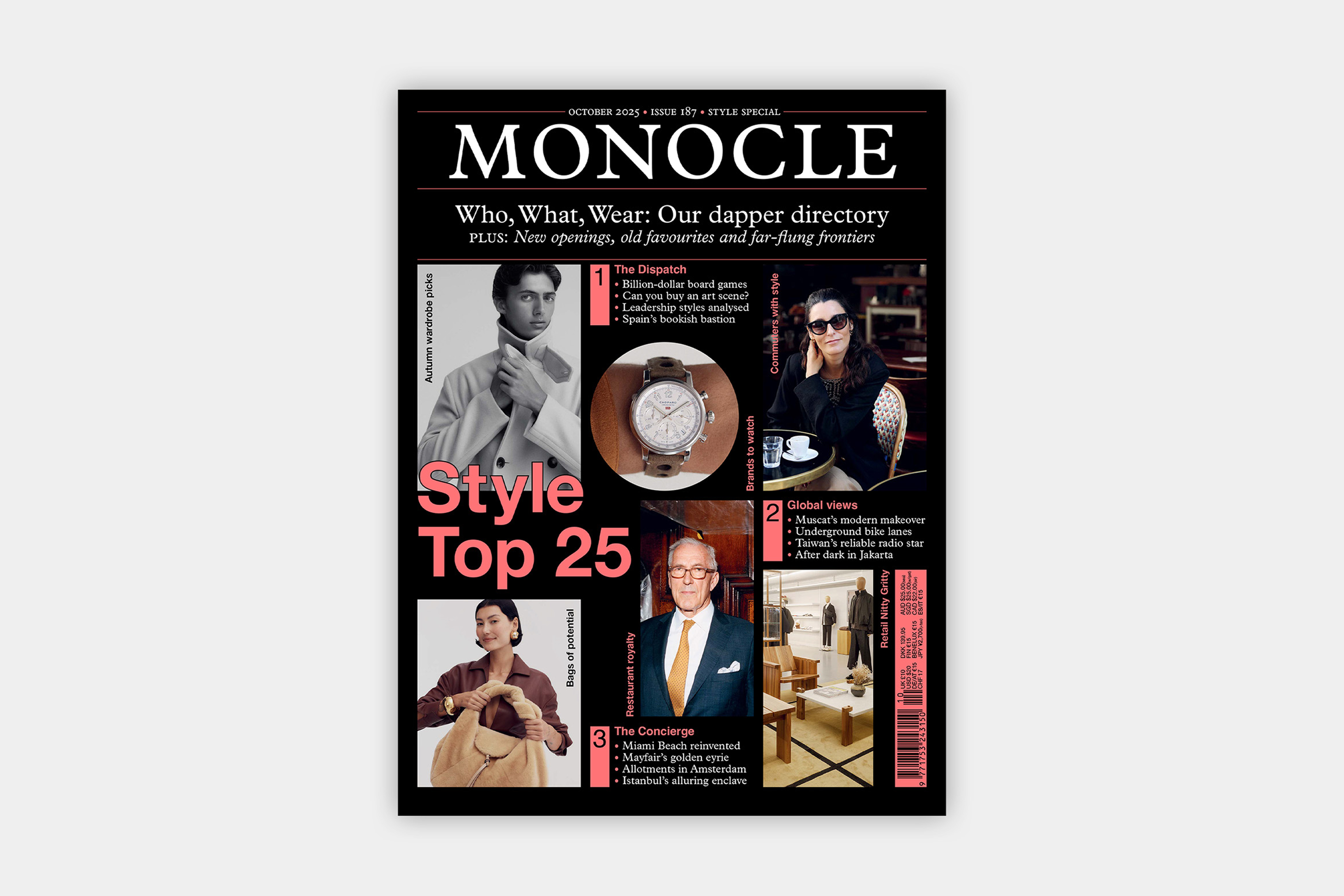 Monocle Magazine, October 2025 (Issue 187) - Gift Shop | Thuma