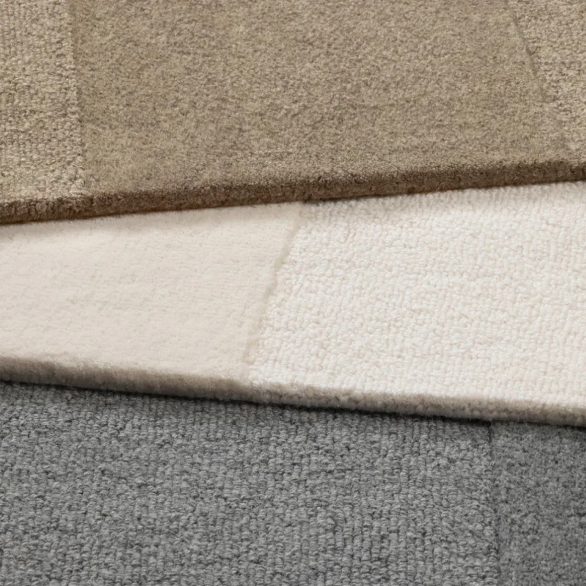 Paneled Wool Modern Rug | Thuma