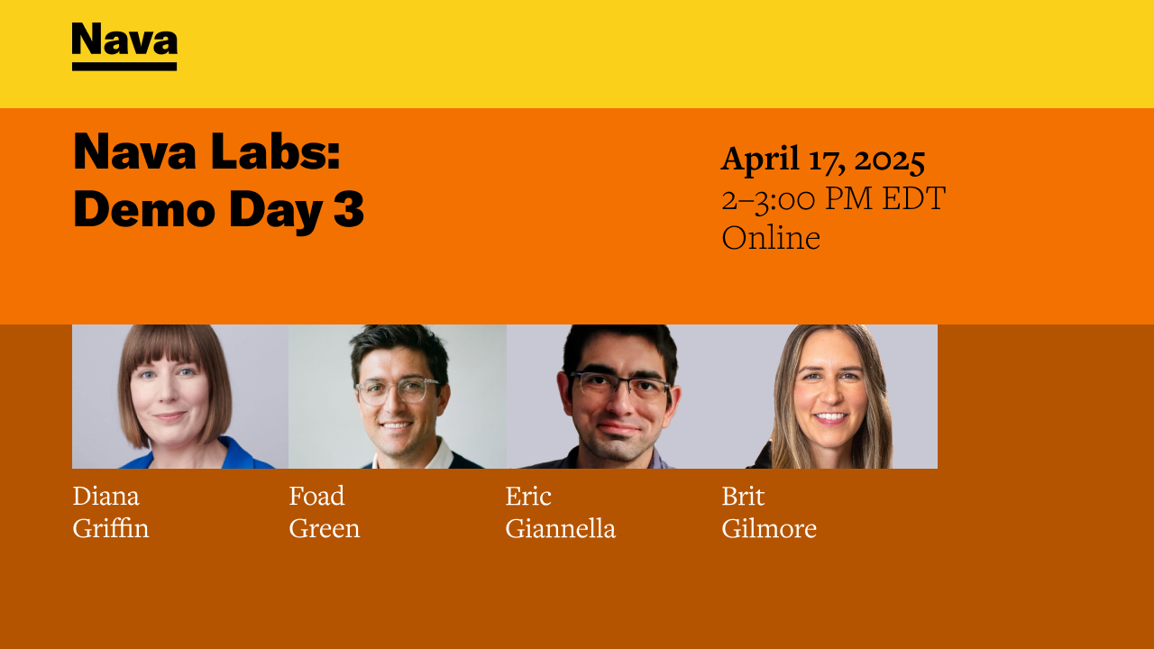Nava Labs Demo Day: Developing an Assistive Chatbot | Nava