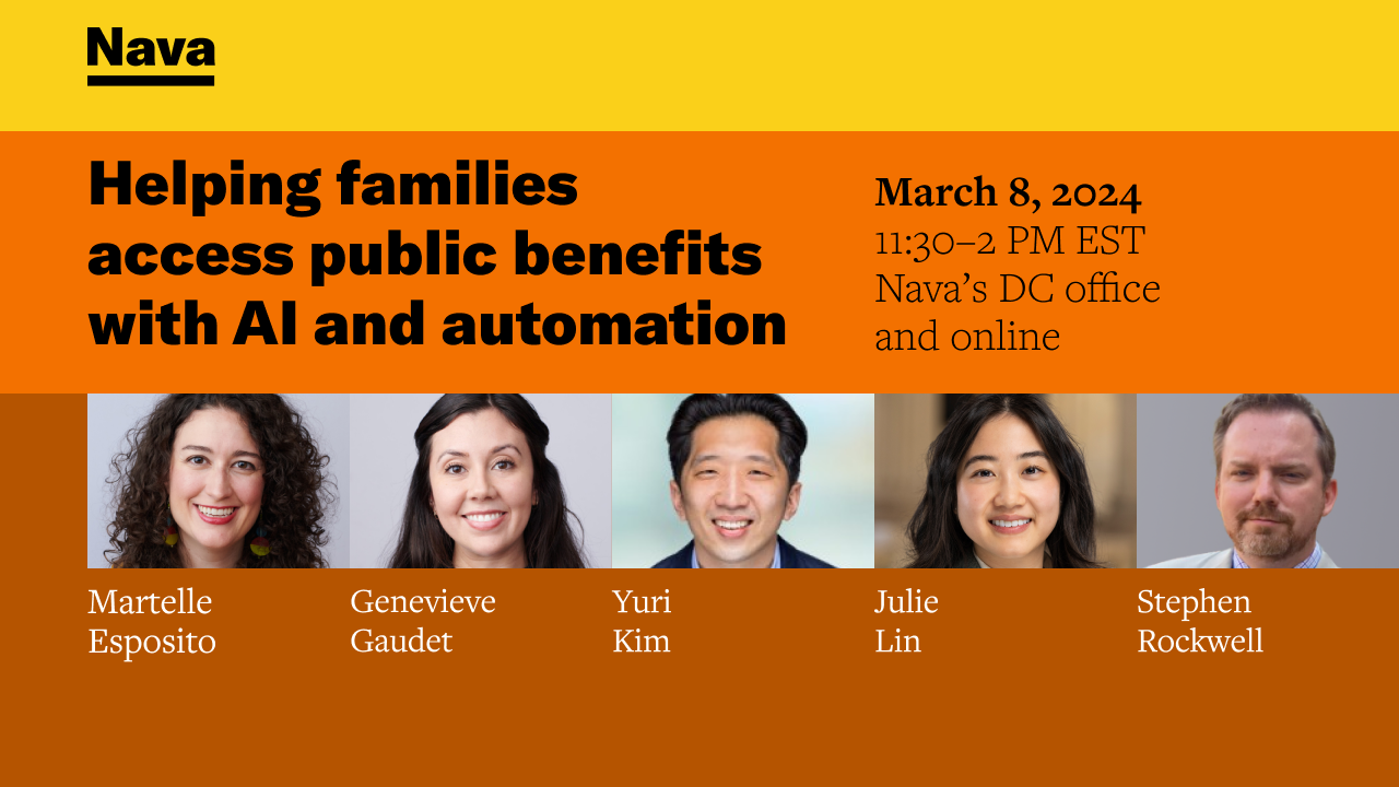 Helping families access public benefits with AI and automation | Nava