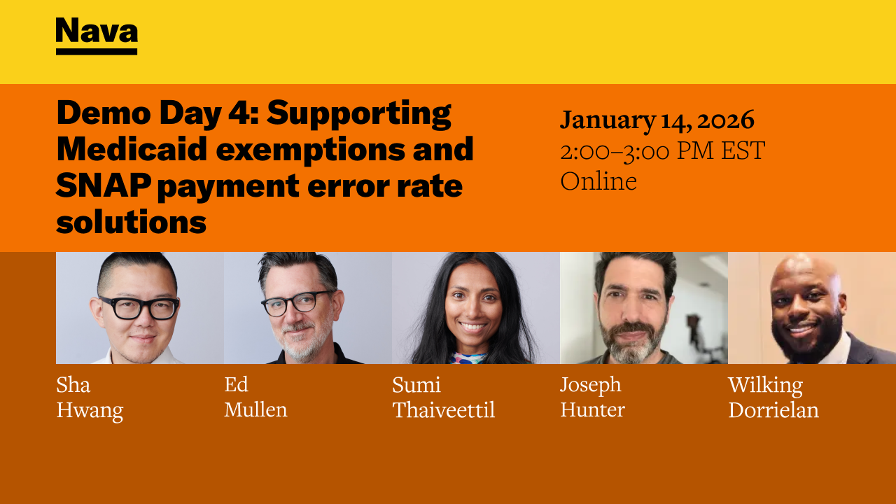 Demo Day 4: Supporting Medicaid exemptions and SNAP payment error rate ...