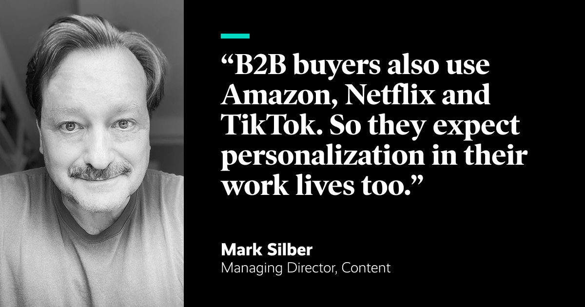 Beyond “Hi, [Name]”: It’s Time for Meaningful Personalization in B2B ...