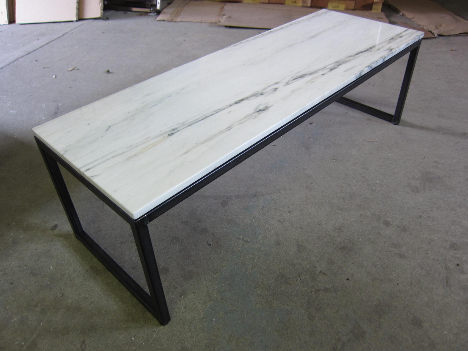 Custom Metal-Frame Coffee Table | Stylegarage