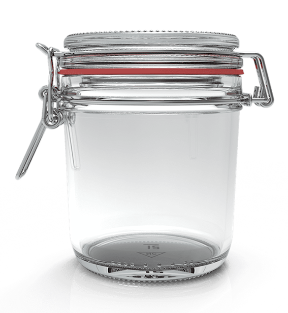 Clip top jars by Noelle + von Campe