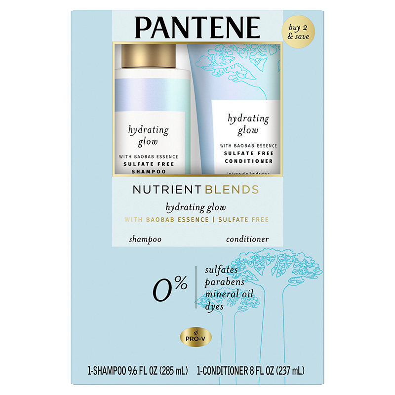 Hydrating Glow Dual Pack Baobab Essence | Pantene