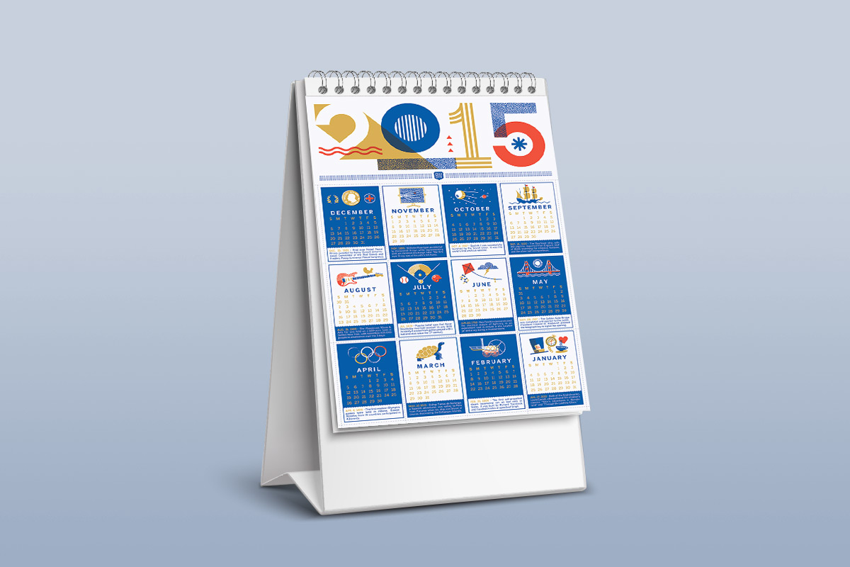 20 x inspiratie: je bureaukalender 2020 maken + gratis bureaukalender ...