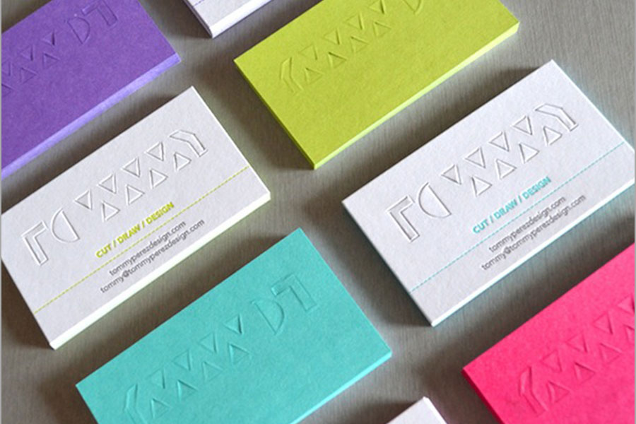 Originele visitekaartjes met 3D-logo | Drukwerkdeal.nl