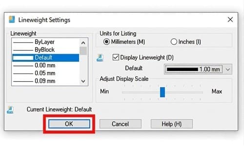 How to Change Lineweight in AutoCAD (4 Methods) - DARE Blog