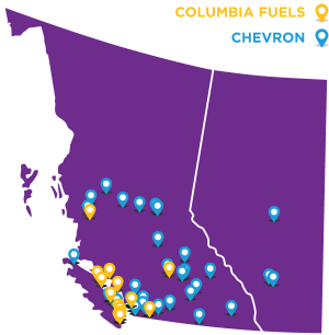 Columbia Fuels :: Cardlock Network